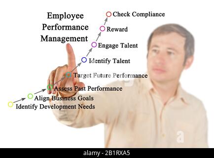 Components of Employee Performance Management Stock Photo - Alamy