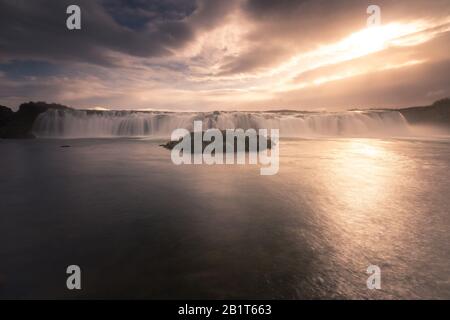 The beautiful waterfall Faxifoss in Iceland, Europe Stock Photo - Alamy