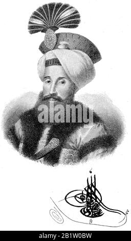Mahmud II (1785 – 1839), 30th Sultan of the Ottoman Empire Stock Photo ...
