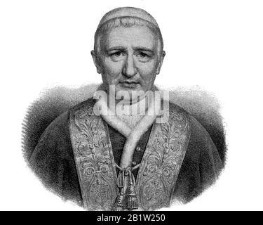 Pope of the Pope Gregorius XVI Stock Photo - Alamy