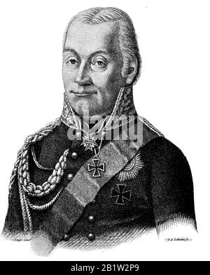 FRIEDRICH HEINRICH KLEIST von Nollendorf Prussian military commander ...