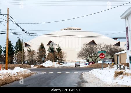 Backside of the Superior Dome on the Northern Michigan University ...