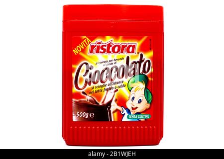 RISTORA Instant Chocolate Cocoa Drink Powder Stock Photo - Alamy