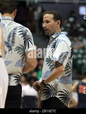 February 27, 2020 - Hawaii Rainbow Warriors guard Kameron Ng (50 ...