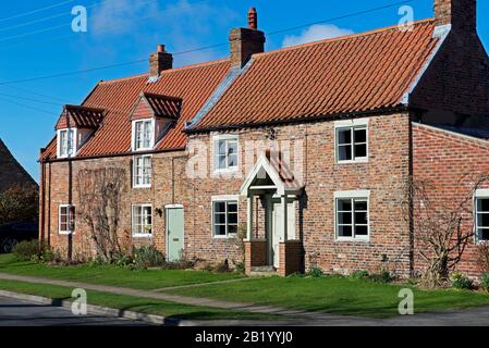 House in the village of Wheldrake, East Yorkshire, England UK Stock ...