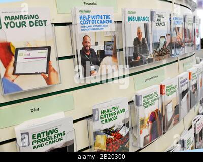 MacMillan cancer research information leaflets Stock Photo - Alamy