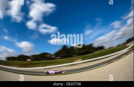 Sergio Perez and the Racing Point RP20 during the day 1 of the formula ...