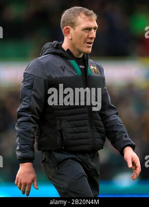 Sam Vesty, Northampton Saints' Attack and Backs coach during the ...