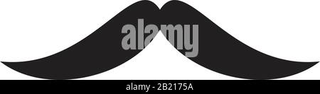 Italy mustache Icon template black color editable. Italy mustache Icon ...