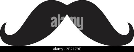 Italy mustache Icon template black color editable. Italy mustache Icon ...