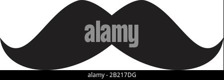 Italy mustache Icon template black color editable. Italy mustache Icon ...