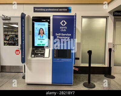 Orlando, FL/USA-2/11/20:The MedAvail Self Service Pharmacy kiosk in the ...