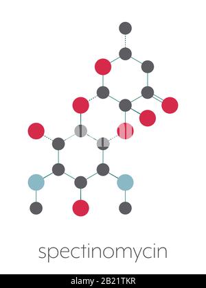 Spectinomycin gonorrhea drug molecule, illustration Stock Photo - Alamy