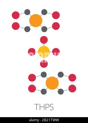 THPS biocide molecule, illustration Stock Photo - Alamy