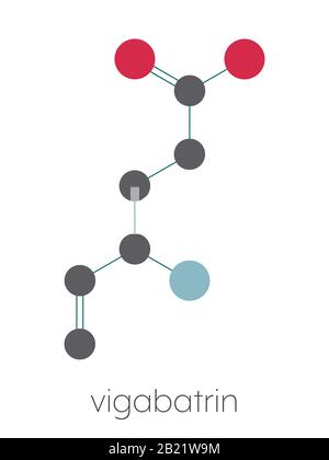 Vigabatrin epilepsy drug molecule, illustration Stock Photo - Alamy