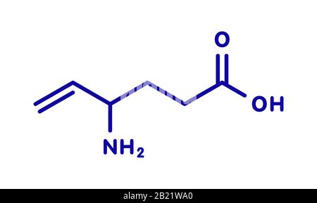 Vigabatrin epilepsy drug molecule, illustration Stock Photo - Alamy