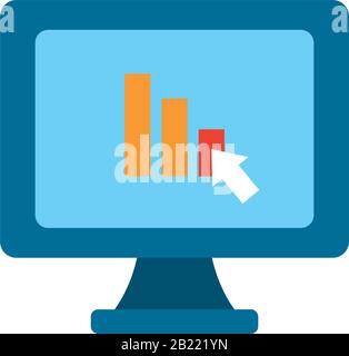 Workflow inside computer design, Infographic data information business ...