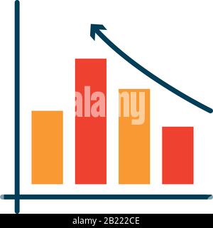 Increase arrow and bars design, workflow infographic data information business analytics and ...
