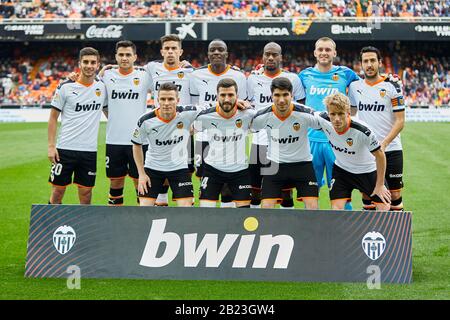 Valencia CF Squad Stock Photo - Alamy