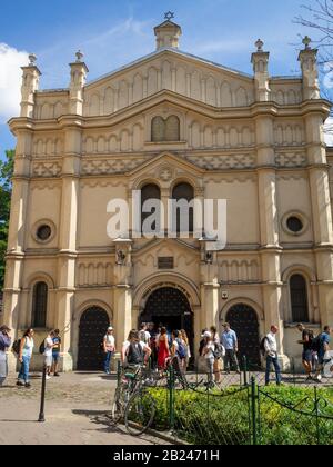 Tempel Synagogue, Krakow Stock Photo - Alamy