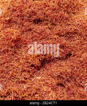 Iranian saffron (safran) at the Egyptian Bazaar in Istanbul, Turkey ...