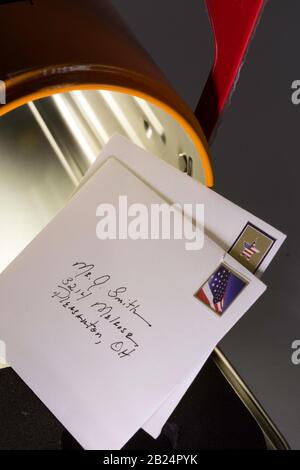 old school snail mail Stock Photo - Alamy