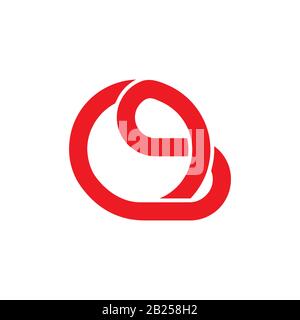 letters os curves loop logo vector Stock Vector Image & Art - Alamy