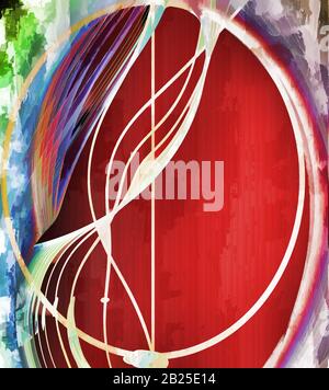 Fancy bright abstract pattern with oval shapes Stock Photo - Alamy