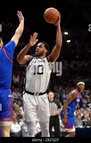 Indianapolis, Indiana, USA. 29th Feb, 2020. Butler Bulldogs forward ...