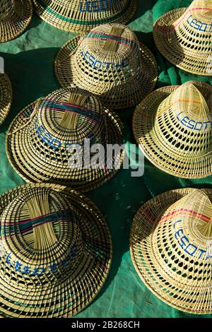 Basotho hats, Maseru, Lesotho Stock Photo - Alamy