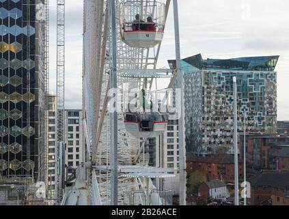 Fairground rides, Centenary Square, Birmingham, England Stock Photo - Alamy