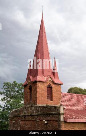 Lesotho Evangelical Church in Southern Africa, Morija, Lesotho Stock ...