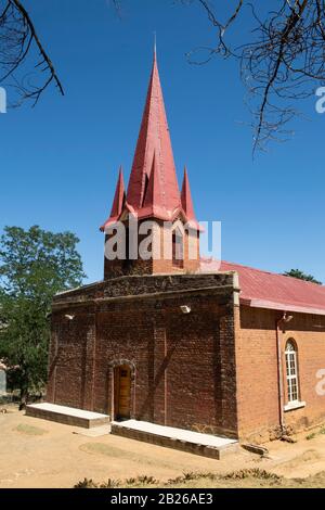 Lesotho Evangelical Church in Southern Africa, Morija, Lesotho Stock ...