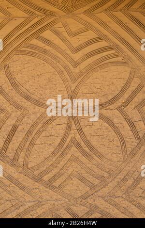 Traditional Basotho house at Liphofung Cave, Lesotho Stock Photo - Alamy