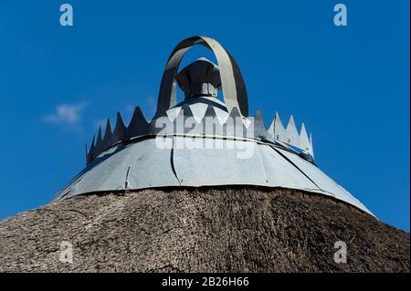 Traditional Basotho house at Liphofung Cave, Lesotho Stock Photo - Alamy