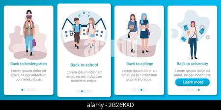 Graduation Onboarding Vector Stock Vector Image & Art - Alamy