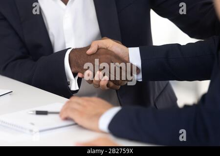 Effective negotiation with client. Business concept photo Stock Photo ...