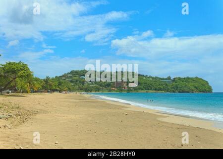 A landscape view of the sandy hills in the desert on a sunny day Stock ...