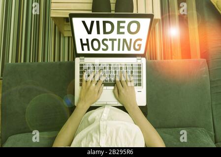 Conceptual hand writing showing Video Blogging Recording A Video ...