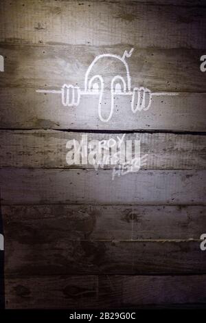 Graffiti on World War II bunker Stock Photo - Alamy