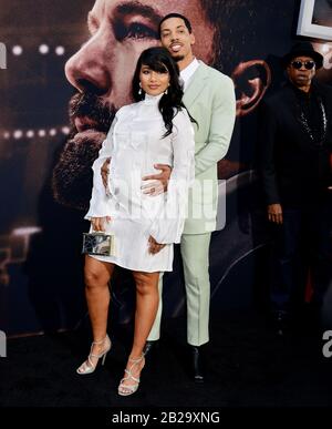 (L-R) Bobbie Leigh and Melvin Gregg at the Warner Bros Pictures' THE ...