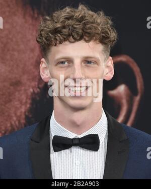 Tyler O'Malley arrives at the Warner Bros Pictures' THE WAY BACK Los ...
