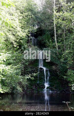 Tillingbourne Waterfall ( Secret Places Stock Photo - Alamy