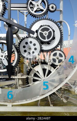 Mechanical Water Clock or Time Piece Contraption Using Flowing Water ...