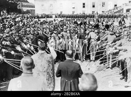 The blessing of the weapons. (IT Stock Photo - Alamy