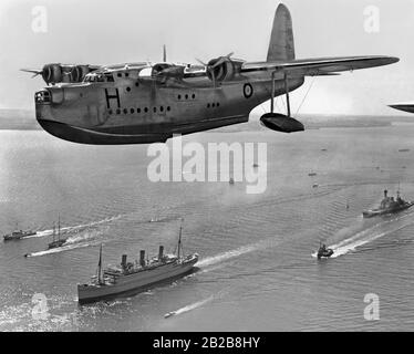 The Short Sunderland V was a British flying boat used during World War ...