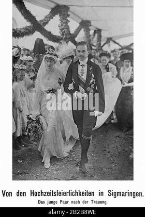 Wedding of King Manuel of Portugal and Princess Augustine Victoria of ...