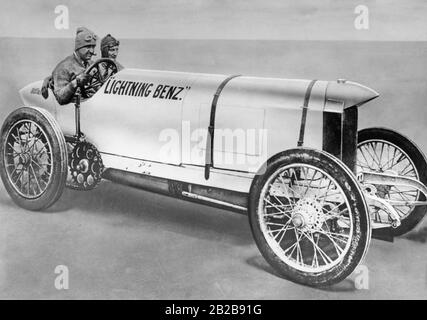 The first Benz car built in 1884 patented in 1886 Stock Photo - Alamy
