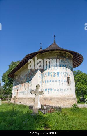 The Painted Monasteries of Romania Stock Photo - Alamy