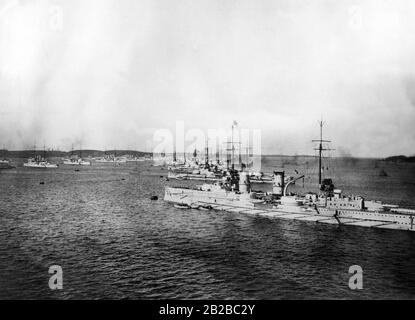 German Nassau class battleship SMS 'Rheinland', by Volcan AG, Stettin ...